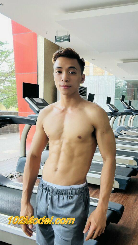 Boy gymer đẹp trai cu bự, body mình dây sáu múi rất sexy - TUẤN:1129